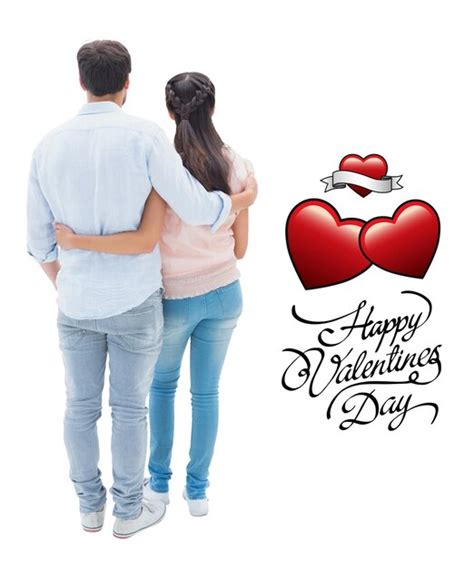 Premium Photo Attractive Young Couple Standing With Arms Around