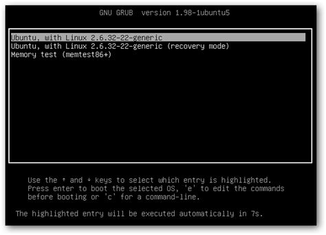grub2 how do i reset a lost password using recovery