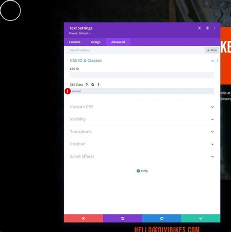 how to add a styled and inverted cursor to your divi page elegant