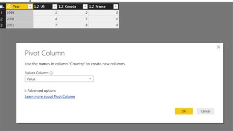 solved pivot multiple columns microsoft power bi community