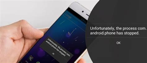 fix unfortunately the process com android phone has stopped