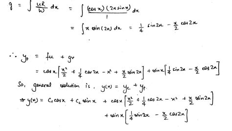 [solved] Solve The Following Non Homogenous Linear Differential