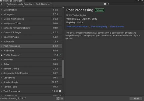 exploring post processing in unity laptrinhx