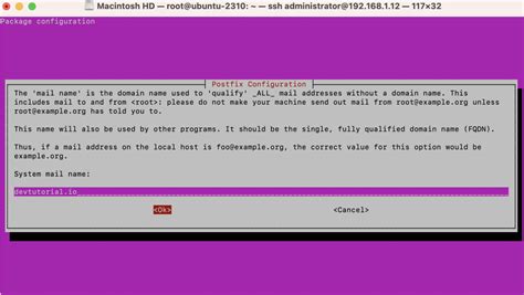 how to install and configure postfix on ubuntu 23 10 devtutorial