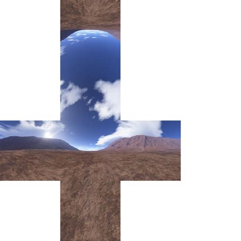 how to make a single skybox texture to use with unity mobile unity