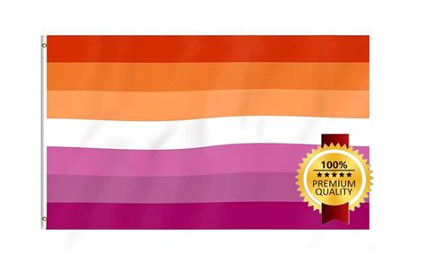Lesbian Sunset Flag 3 X 5 Pride Flag Lesbian Sunset Etsy