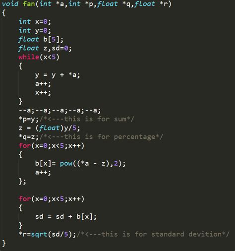 write a function that receives 5 integers and returns the sum average