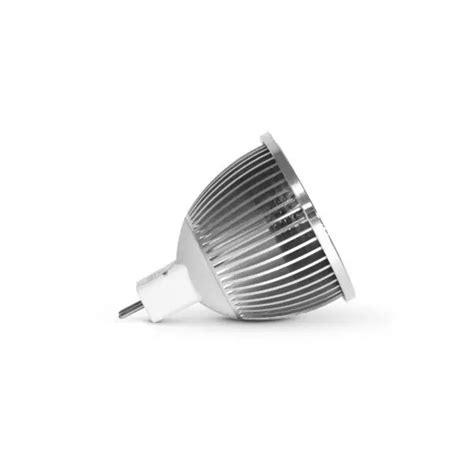 Ampoule Led Dimmable Gu5 3 12v Dc Ac 6w 480lm 75° Ip20 Ø49 5mm Blanc