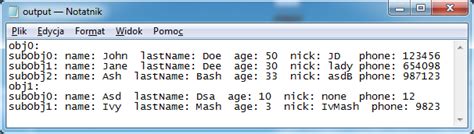 javascript display nested objects properties in next new line