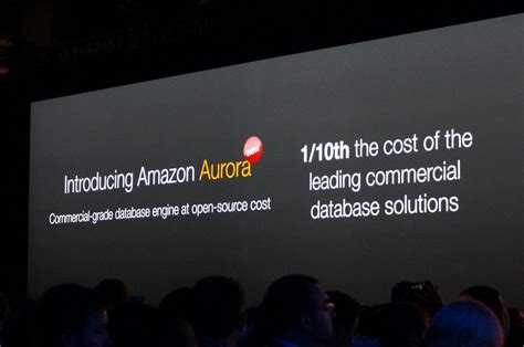 amazon launches aurora a high performance relational database engine