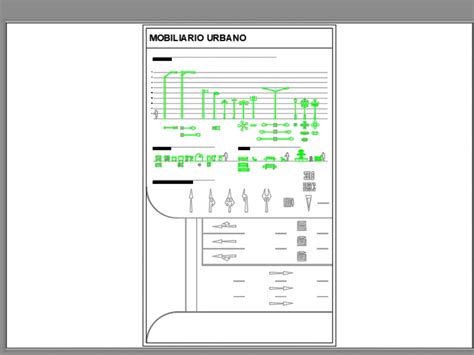 Mobiliario Urbano En Autocad Descargar Cad Gratis 16 05 Mb Bibliocad