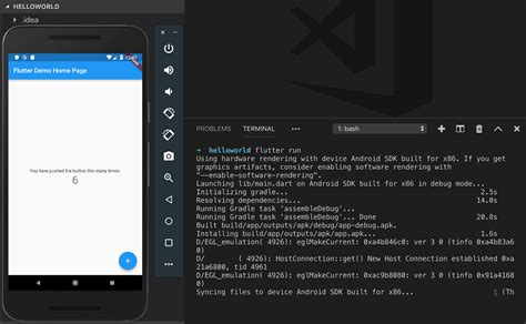 flutter e o seu primeiro hello world alura