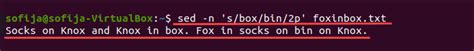 linux sed command how to use the stream editor