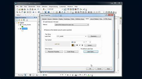 arcmap tips simple labeling youtube
