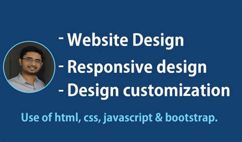 create static website using html css js and bootstrap by jineshp fiverr