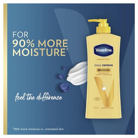 Buy Vaseline Intensive Care Body Lotion Deep Restore 400ml Online At