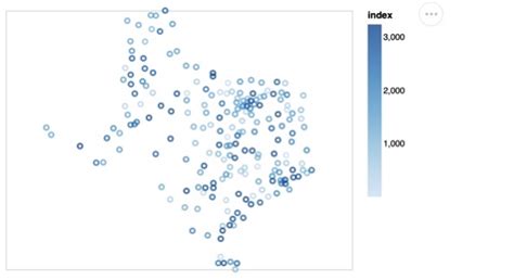 python plotting spatial data on individual map using