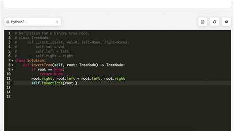 leetcode invert binary tree python3 june challenge day1 youtube