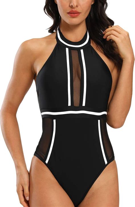 Women Sports And Outdoors Aleefa Womens One Piece Swimsuits Tummy Control