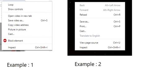 how to automate menu box pop up of right click in python selenium
