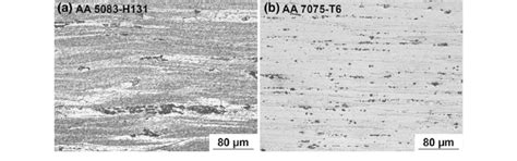 Optical Micrographs Showing The Microstructure Of Alloy Aa 5083 H131