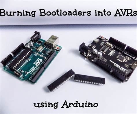 burning bootloaders into avrs using arduino