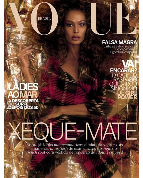 Joan Smalls Em Dose Dupla Na Edição De Junho Da Vogue Brasil Vogue