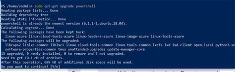 install powershell core 6 1 on ubuntu linux 18 04 1 learn it and