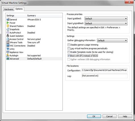 howto usb boot a vm in vmware workstation 11