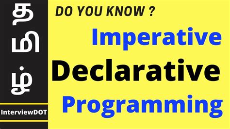 what is imperative and declarative programming imperative declarative
