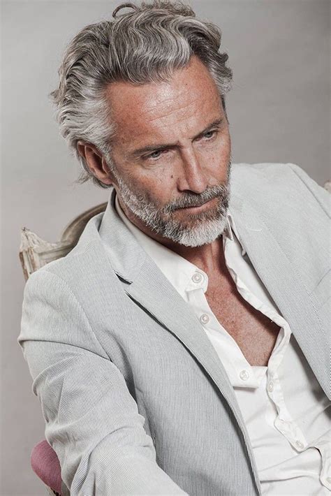 Stylished Guys Older Mens Hairstyles Men With Grey Hair Grey Hair Men