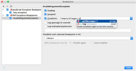 improved code completion during debugging in phpstorm 10 the phpstorm