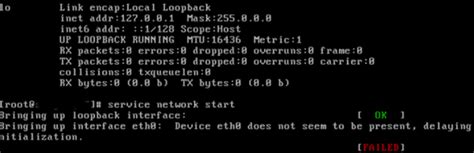 device eth0 does not seem to be present experts solution