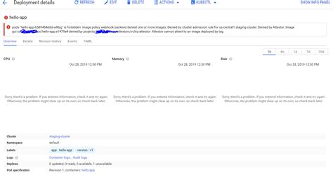 security binary authorization deployment failed denied by