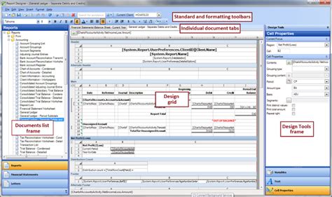 report designer overview