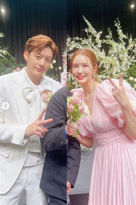 ‘세븐♥ 이다해 피로연 선택은 핑크빛 드레스…러블리 신부