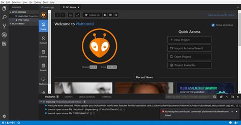 platformio buttons not showing on vscode issue 111 platformio hot sex