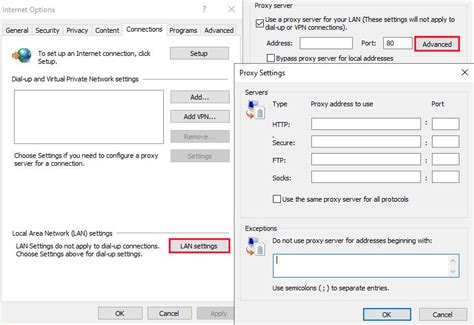 verwenden von proxy servern mit internet explorer browsers