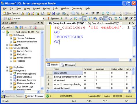 sqlcoffee common language runtime is not enabled
