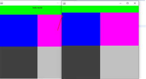 java how to nest jpanels within gridbaglayout stack