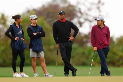 Tiger Woods Daughter Sam Serves As His Caddie For 1st Time