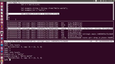 looking at gdb how can i know whether its heap or stack allocated