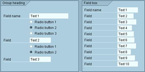 checkboxes and radio buttons