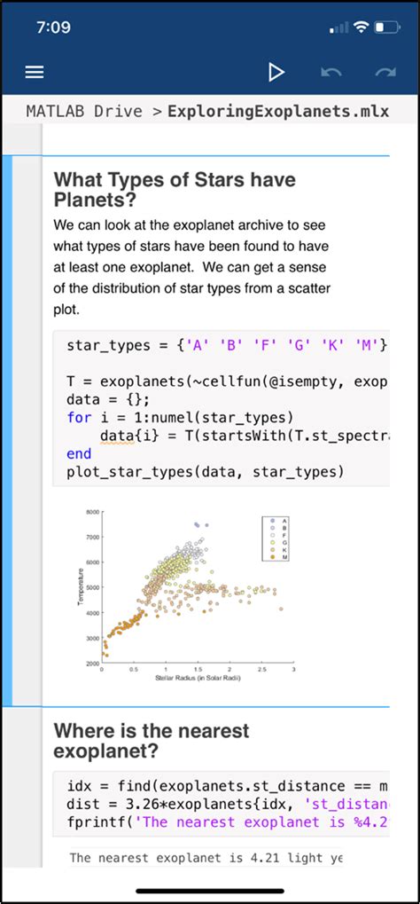 Live Editor In Matlab Mobile Matlab Community Matlab And Simulink