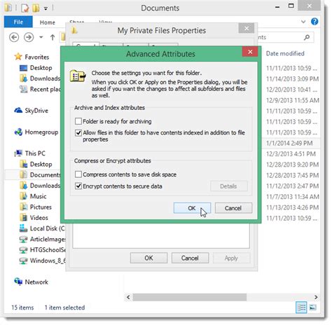 How To Encrypt Files And Folders In Windows 8 1 Pro Using Efs