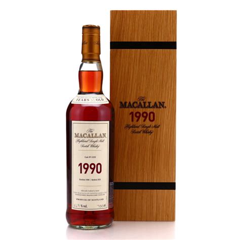 Macallan 1990 Fine And Rare 30 Year Old Whisky Auctioneer
