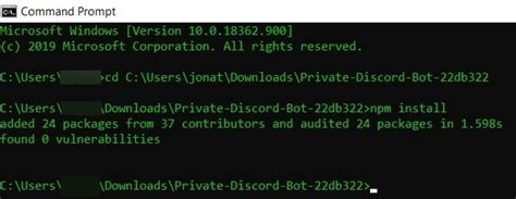 deploying an easy personal and custom discord bot