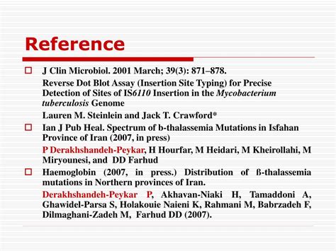 Ppt Reverse Dot Blot For Human Mutation Detection Powerpoint