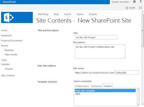 create a sharepoint subsite from custom site template using powershell