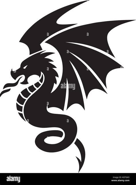 Dragon Vector Design Stock Vector Art And Illustration Vector Image